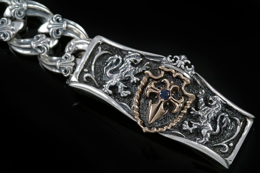 Avalon Cross & Ruby Sterling Silver Ring MR-042