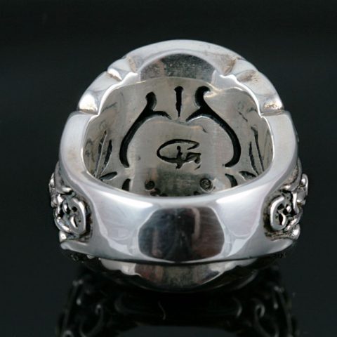 Baron Blue Sapphire Silver Ring MR-030SB