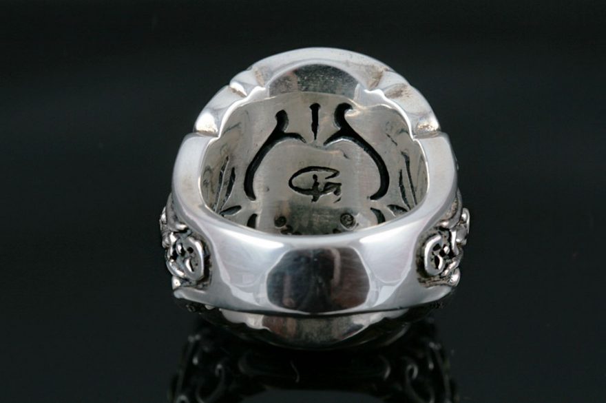 Baron Blue Sapphire Silver Ring MR-030SB