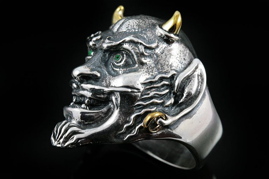 Mephisto Demon Silver Ring MR-002